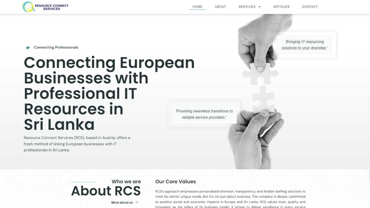 Connecting European Businesses and IT Professionals - Our Business Outsourcing Partner ...